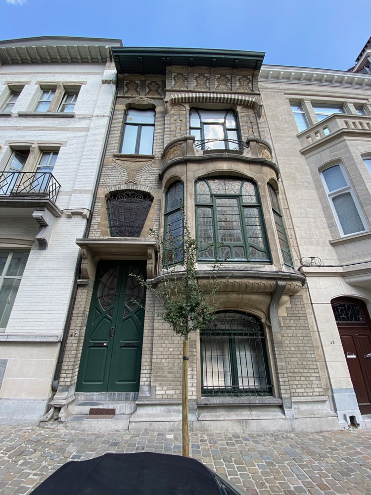 Art Nouveau terraced house | Admirable Art Nouveau