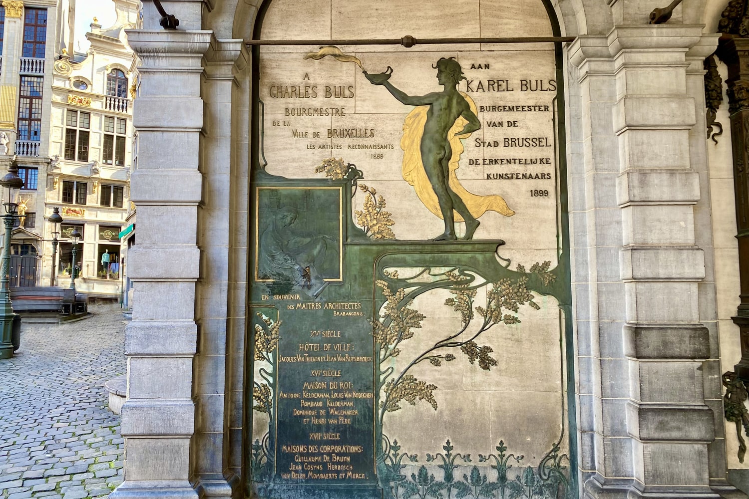 Monument à Charles Buls | Admirable Art Nouveau