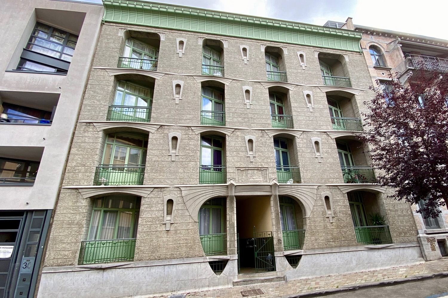 Social housing building - Marconi | Admirable Art Nouveau